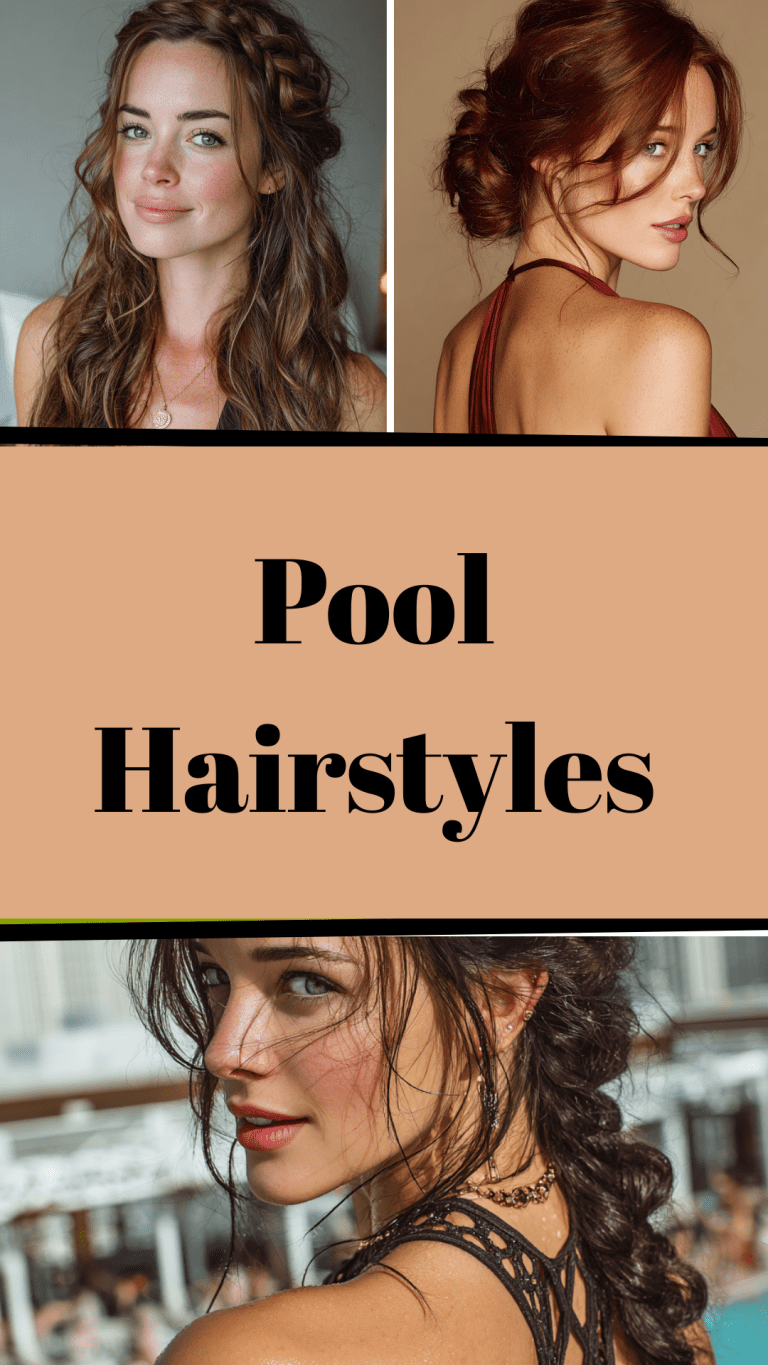 Pool Hairstyles: 35 Cute & Easy Looks for Long Hair, Frizzy Hair & Pool ...